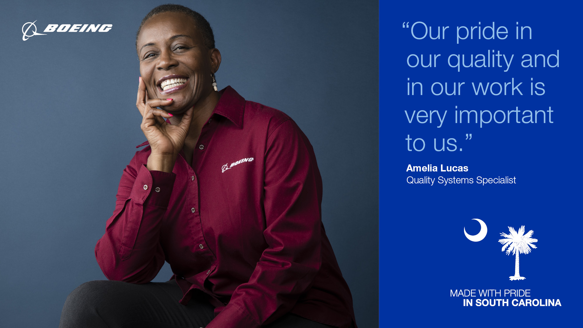 Teammate Feature: Amelia Lucas - Boeing South Carolina